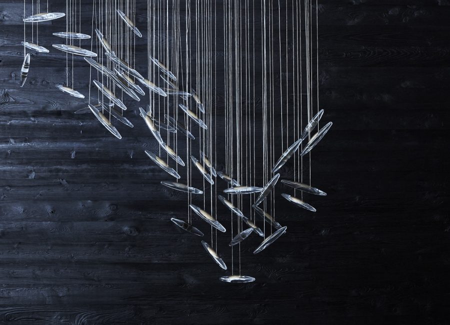 moonlight murmuration installation | OCHRE OCHRE